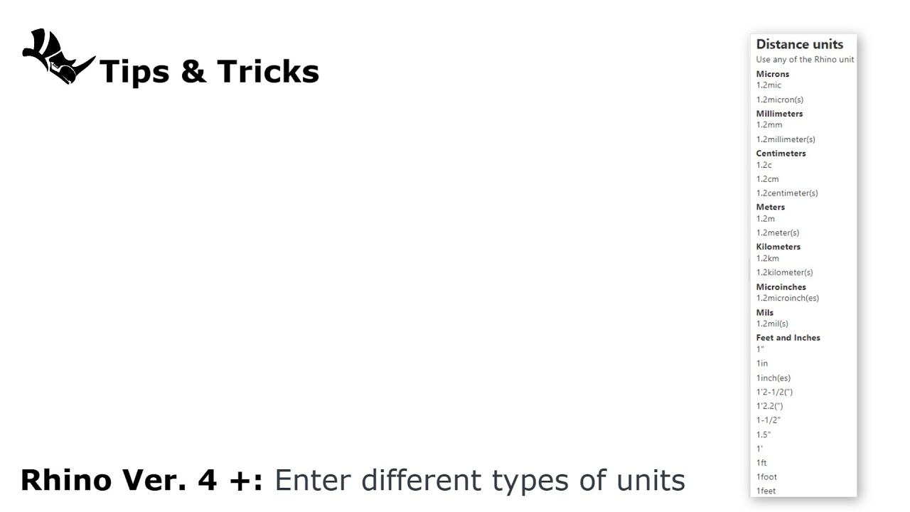 Units Youtube