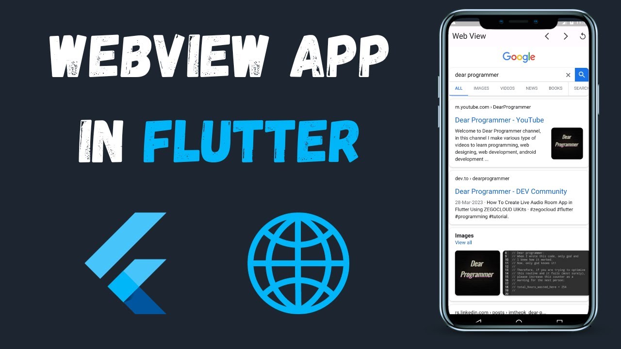 How To Make Webview App In Flutter Youtube