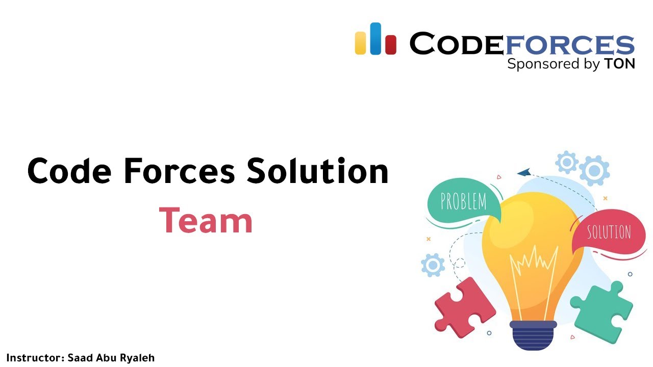 Mastering Problem Solving A Team Codeforces Solutions More Youtube