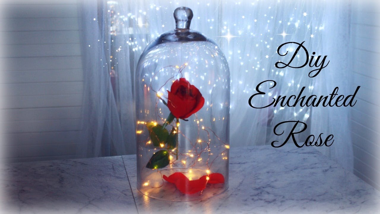 Diy Enchanted Rose Beauty And The Beast Youtube