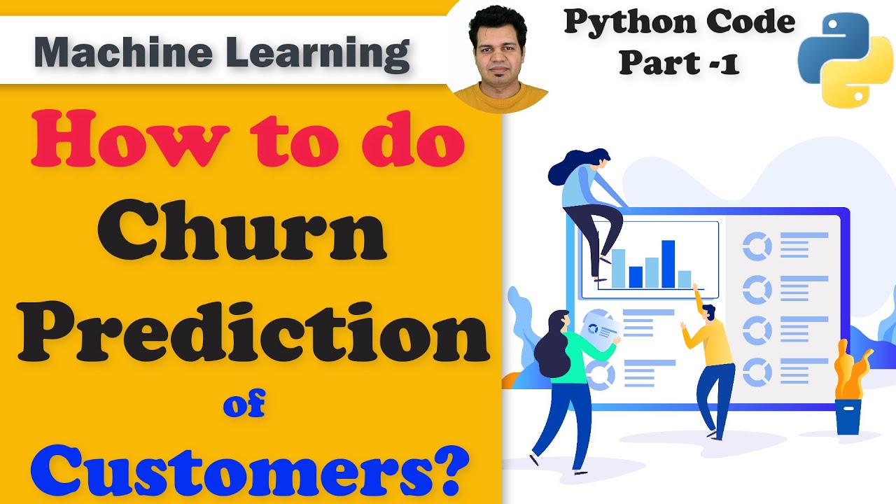 How To Do Churn Prediction Of Customers Python Code Part 1 Youtube