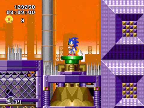 Sonic 2 Aluminum Edition Sega Genesis Vizzed Gameplay Rom