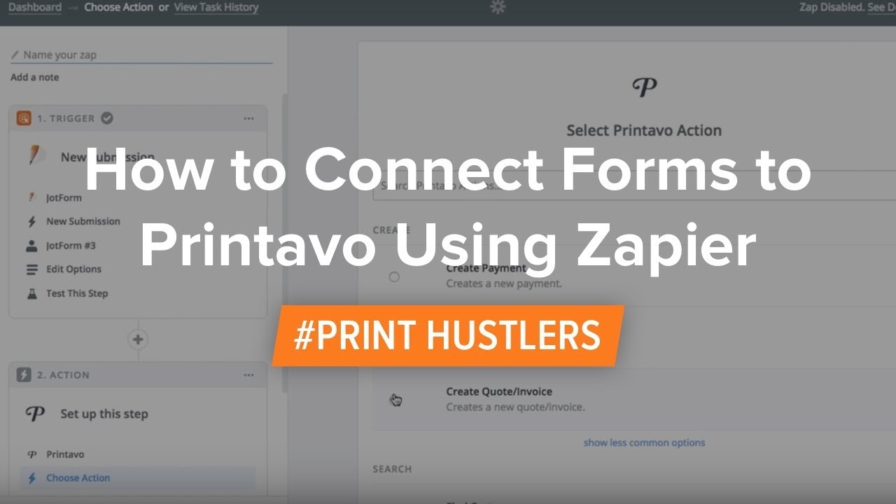 How To Connect Forms To Printavo Using Zapier Youtube