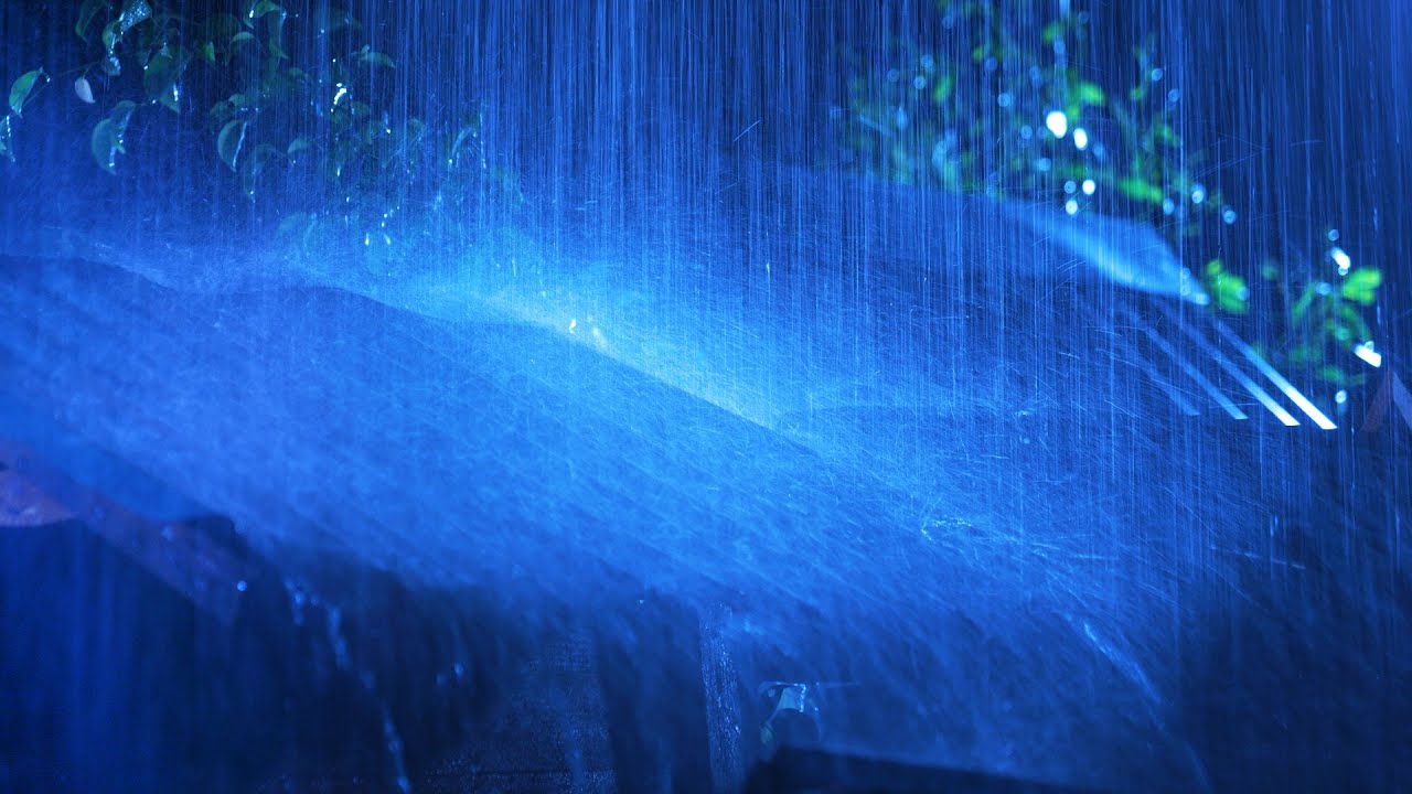 Fall Asleep Fast In 5 Minutes With Torrential Rain On Tin Roof