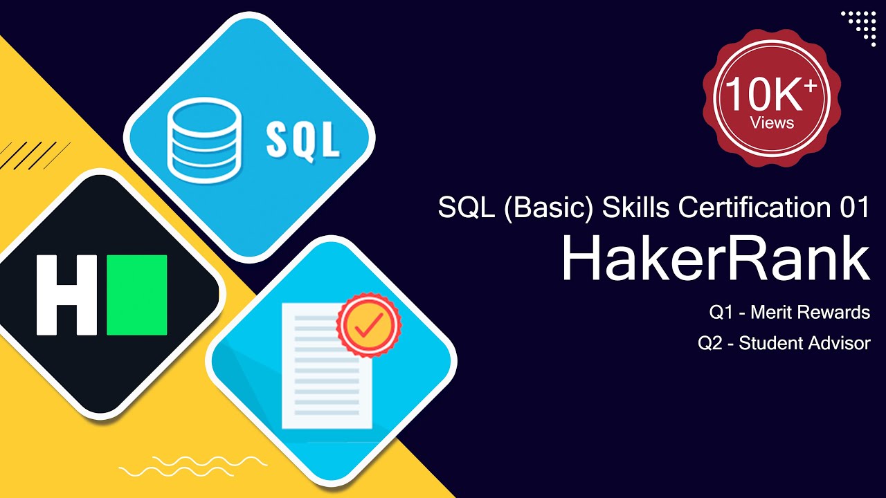 Hakerrank Sql Certification Solutions 01 Hackerrank Certifications