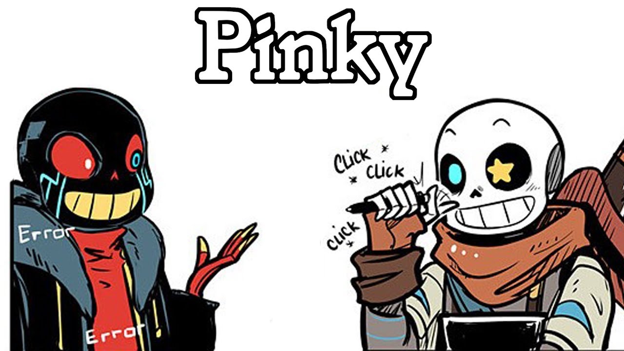Pinky Ink And Error Comic Dub Re Dubbed Youtube