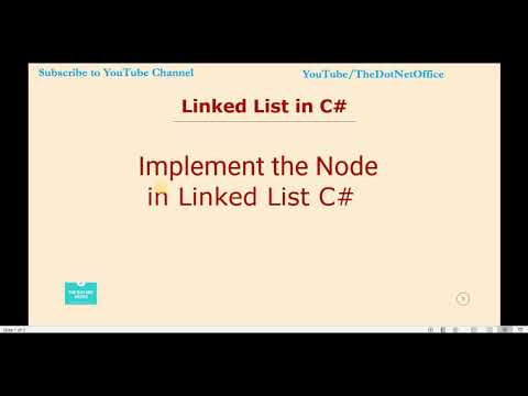 Part 6 Implement The Node In Linked List C Linked List Tutorials In