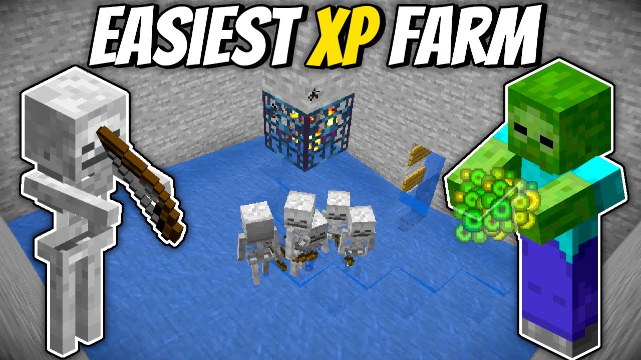 Easy Skeleton Spawner Xp Farm Minecraft 1 21 Tutorial Youtube
