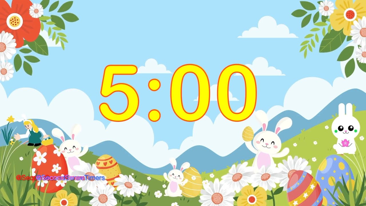 5 Minute Easter Timer рџђ Spring Countdown рџњё Youtube