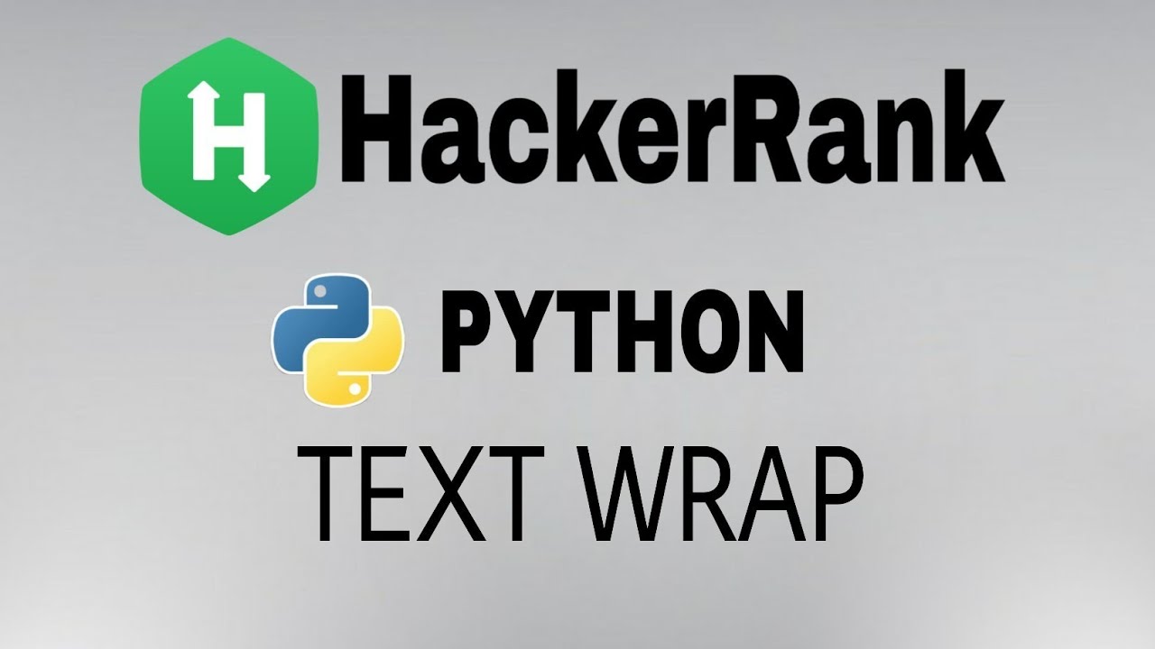 21 Text Wrap Hackerrank Python Solution English Explanation Youtube