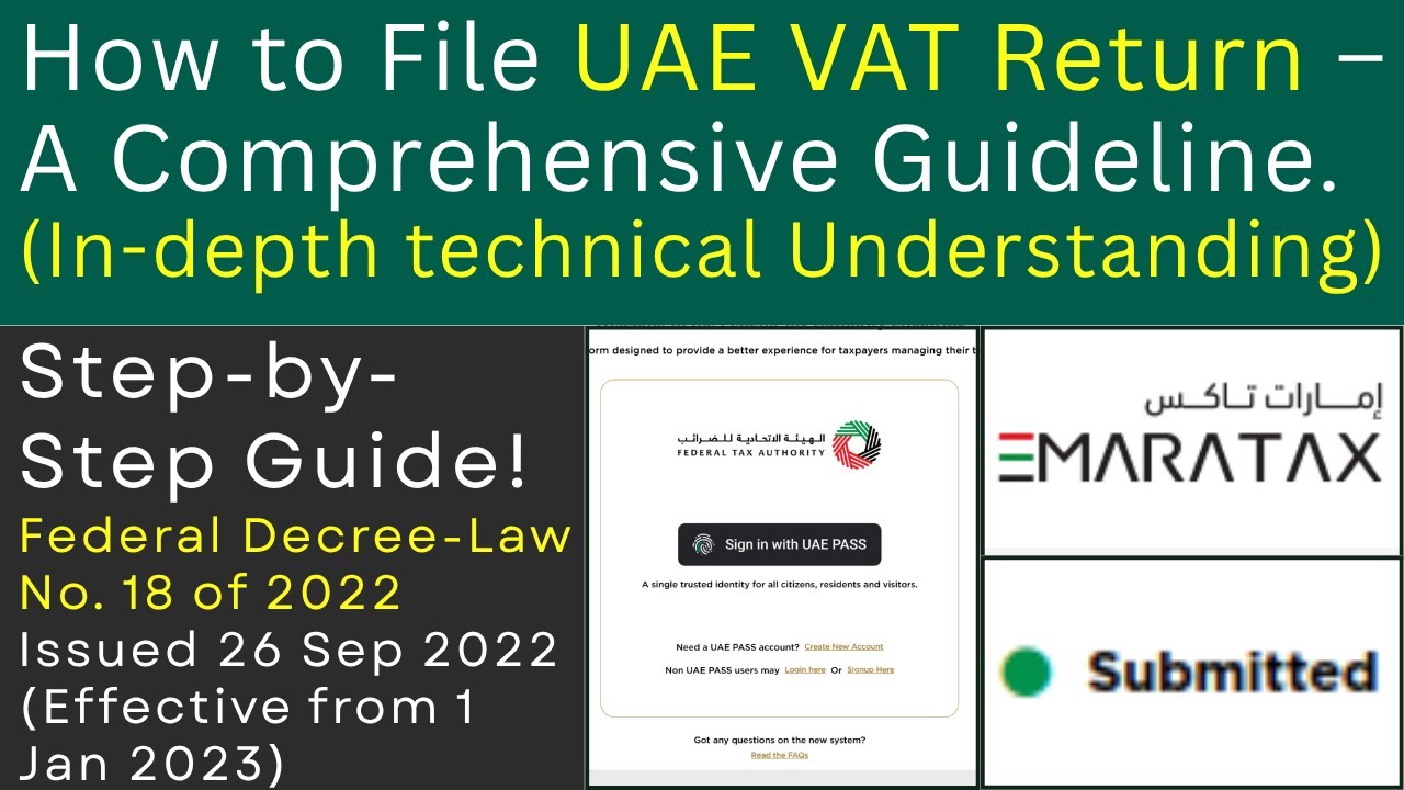 How To File Uae Vat Return Online In Depth Understanding Fta 2026