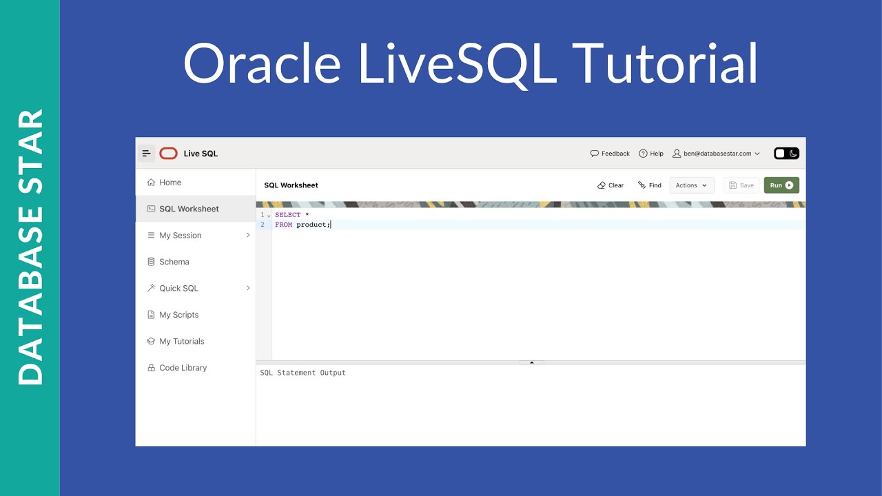 Oracle Live Sql Tutorial Youtube