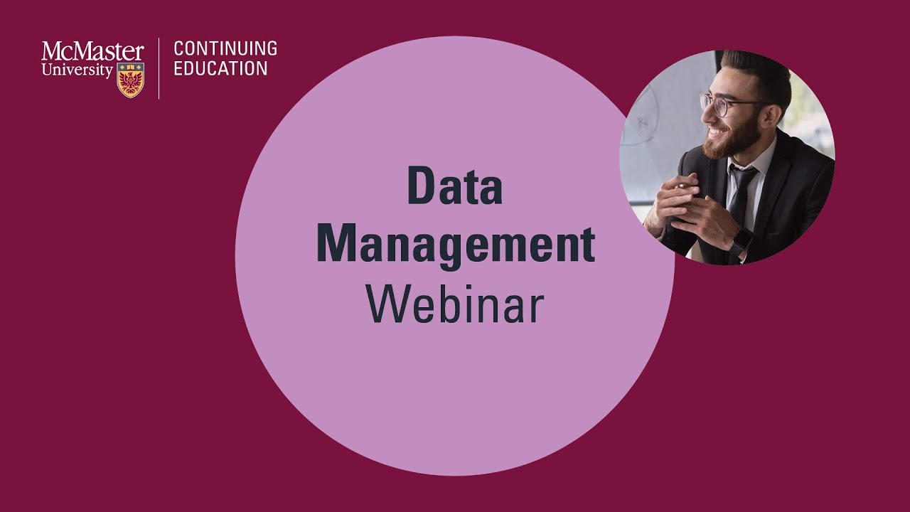 Data Management Webinar Youtube