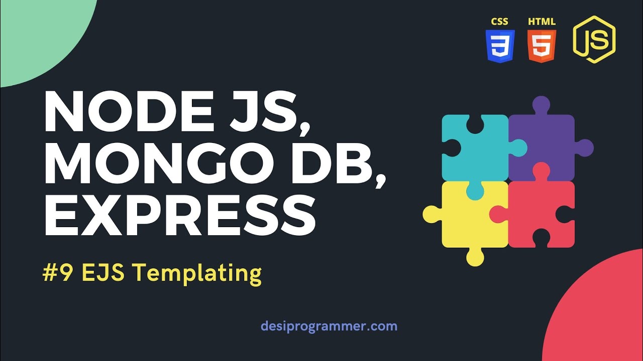 Node Js Ejs Templating Engine Youtube