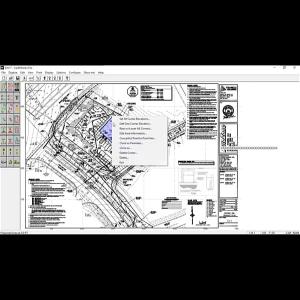 Earthworks On Screen Software For Site Work Calculation Take Off