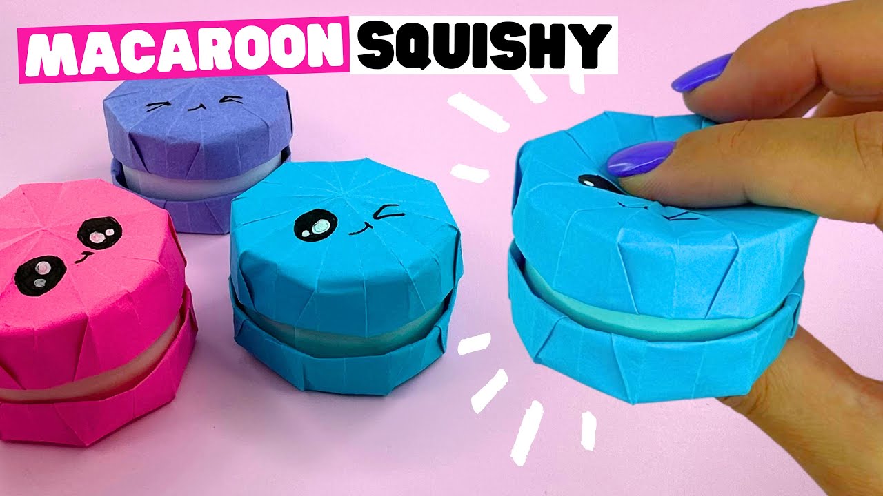How To Make Paper Squishy Easy Origami Squishies No Glue No Tape Youtube