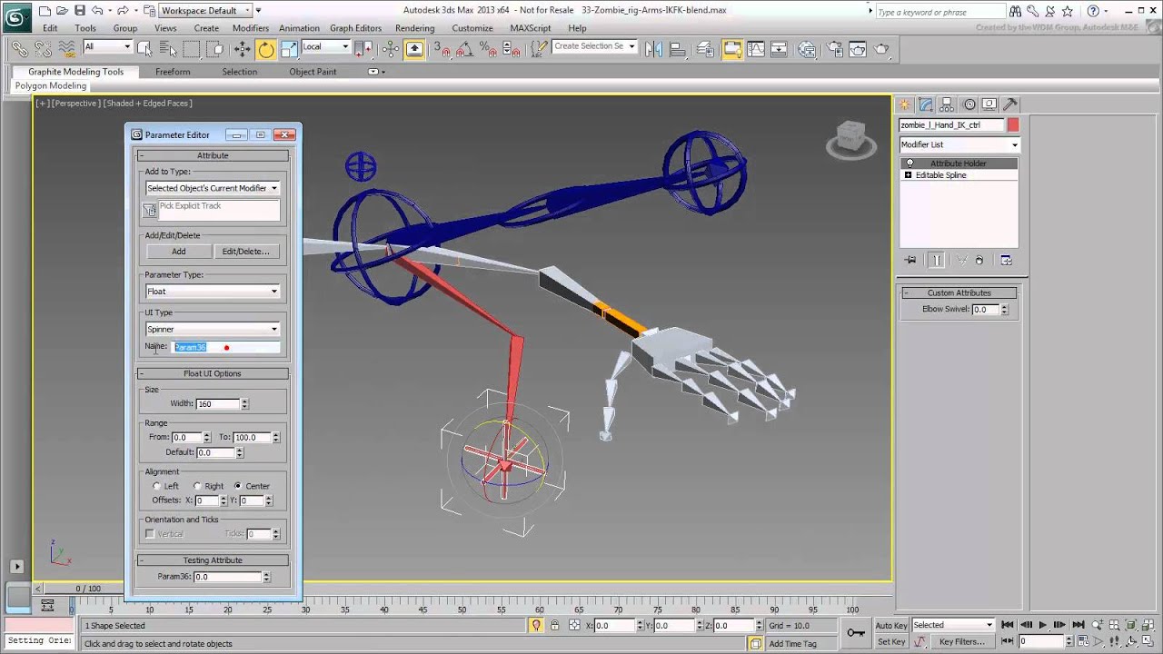 Rigging A Character In 3ds Max Part 12 Ik Fk Blending For Arms