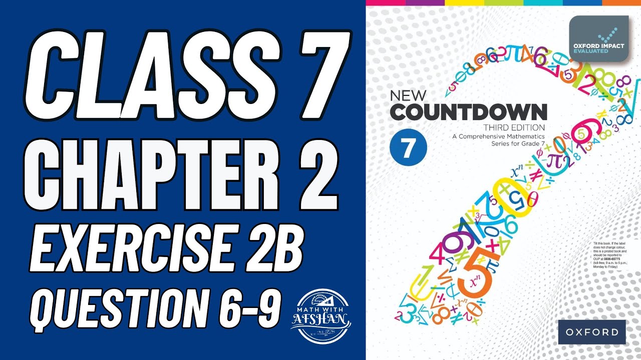 Countdown 7 Exercise 2b Question 6 9 New Countdown Third Edition