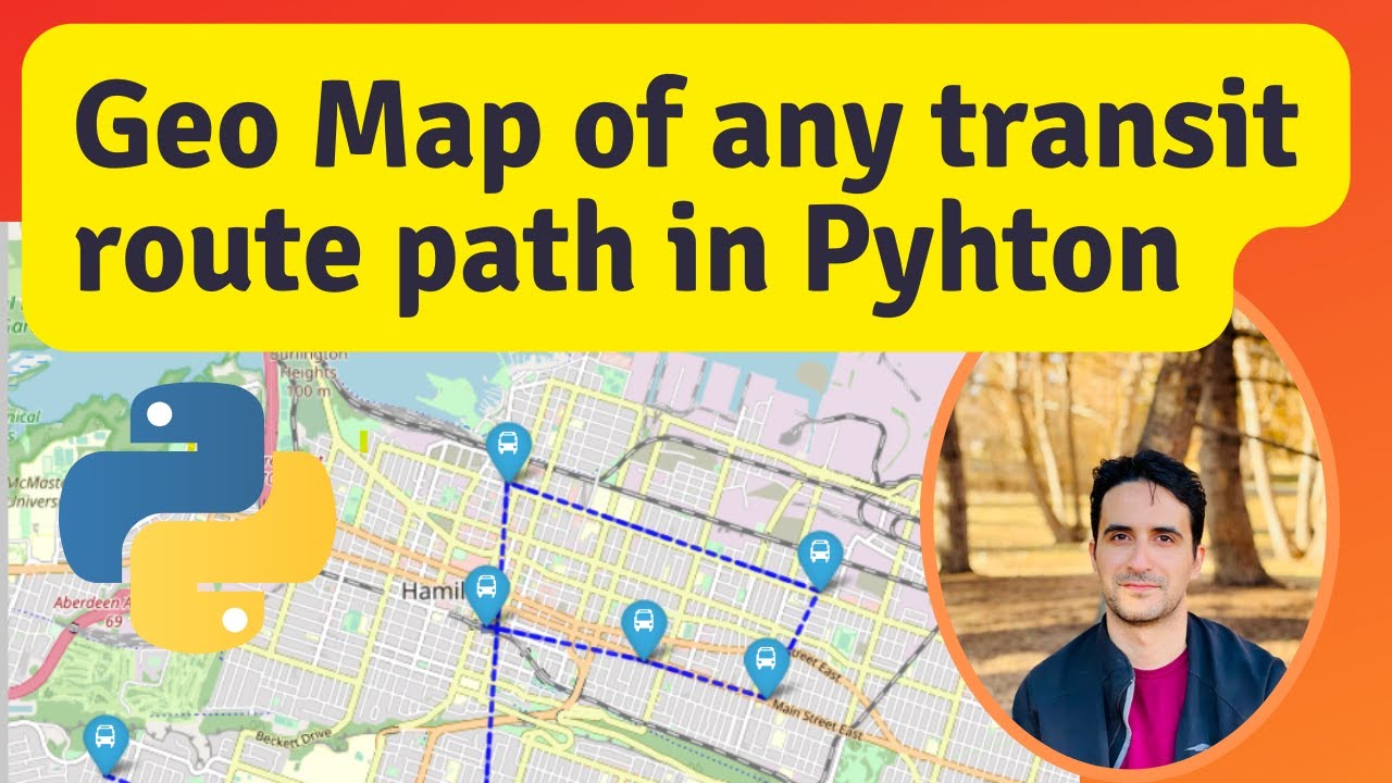 Interactive Route Line Map In Python Using Folium Youtube