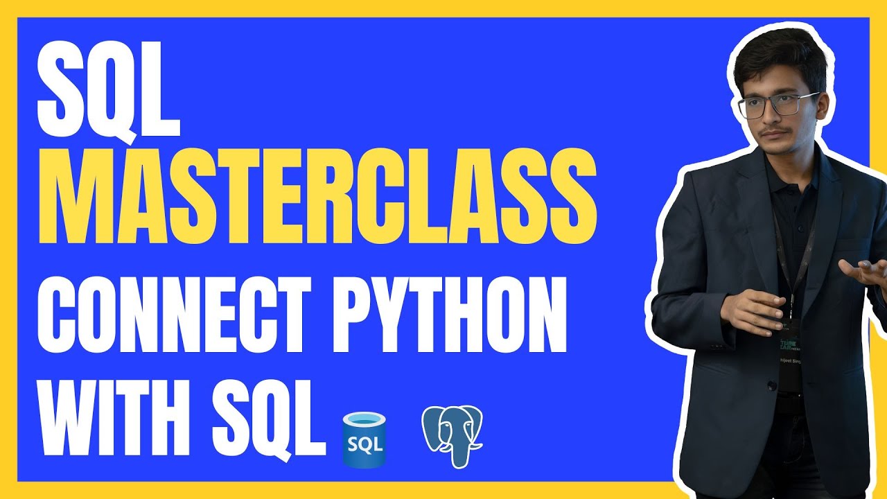 Sql Connect With Python Sql Masterclass Sql Python Data