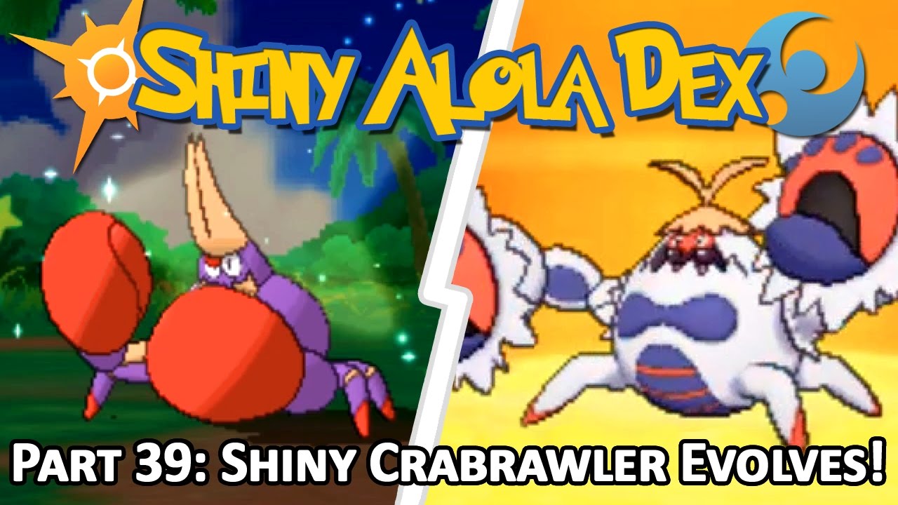 Live Shiny Crabrawler After A 94 Sos Chain On Route 2 Evolution