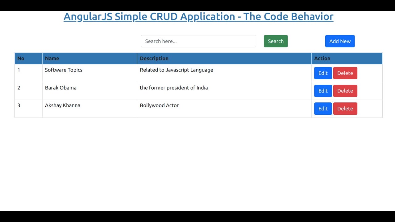 Angularjs Crud Application With Php Angularjs Crud Part 1 Angularjs