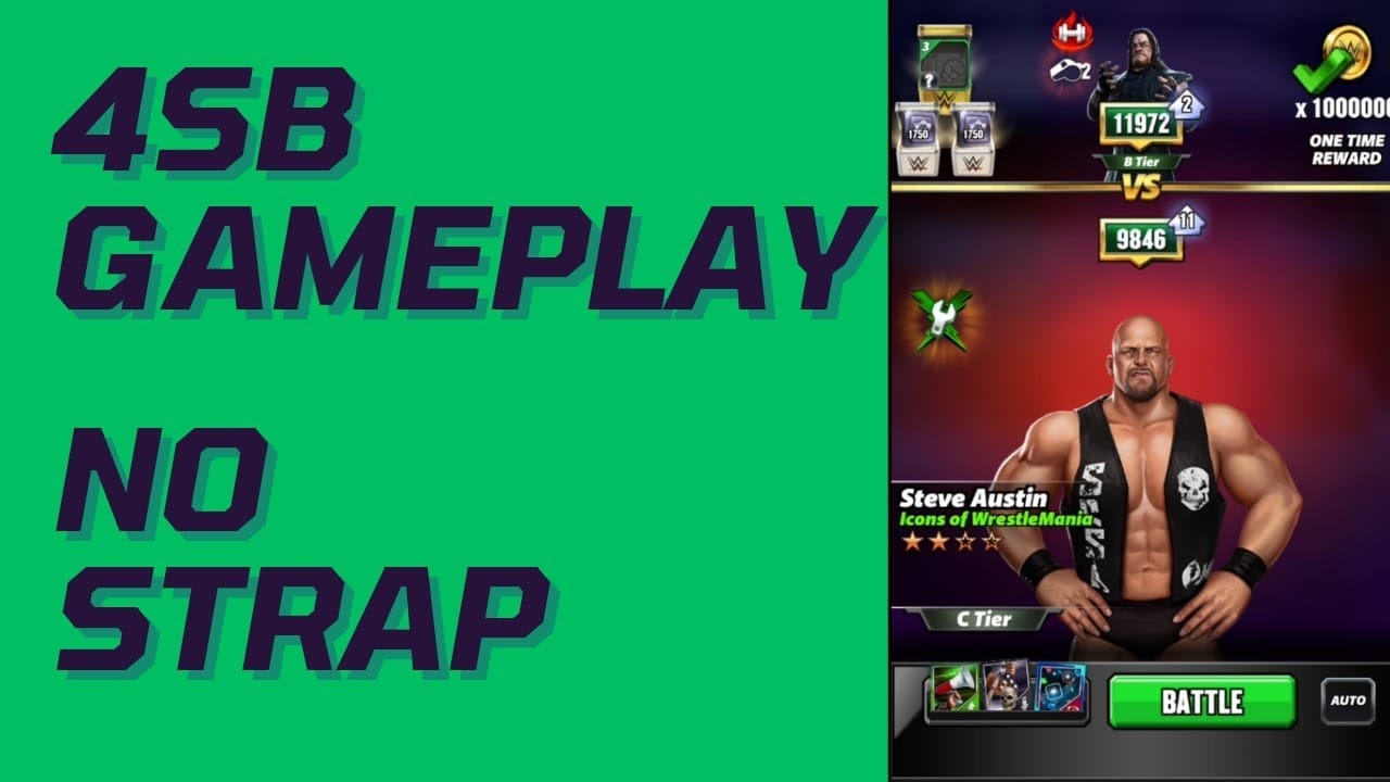 4sb Steve Austin Iowm No Strap Gameplay Wwe Champions Game