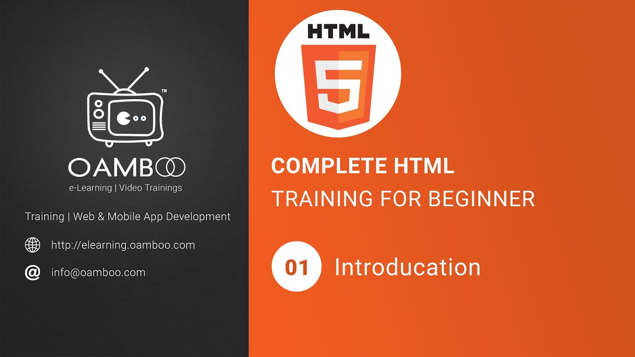 Html Training In English 01 Introduction Youtube