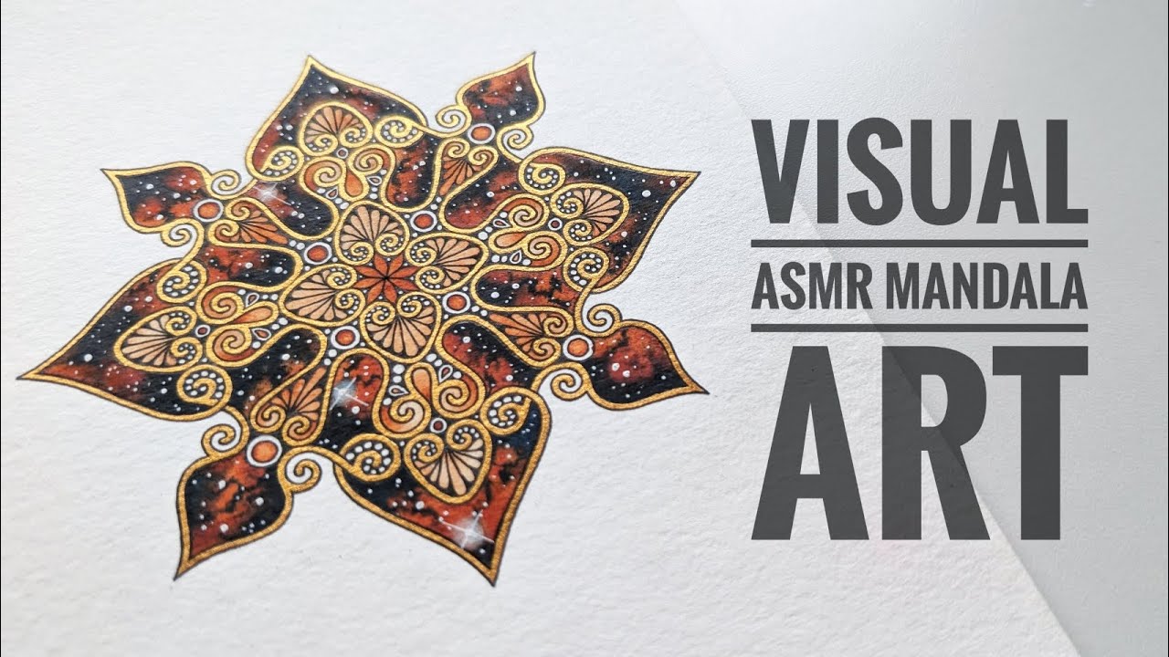 Visual Asmr Calming Mandala Youtube