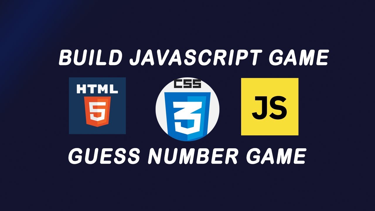 Build Game Javascript Project Number Guess Game Html Css And