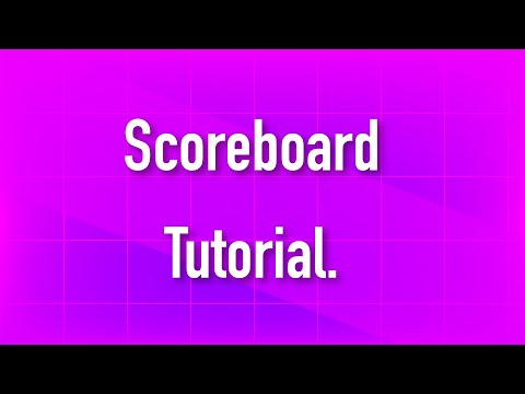 Scoreboard Tutorial Youtube