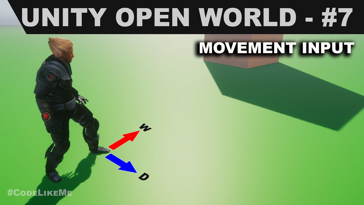 Unity Open World 7 Basic Character Movement Youtube