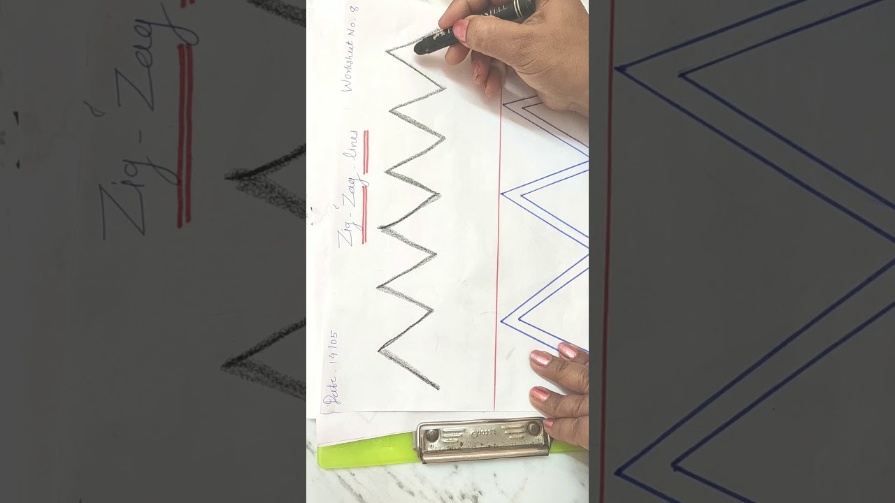 Day 8 Introduction Of Zigzag Patterns Part 1 Youtube