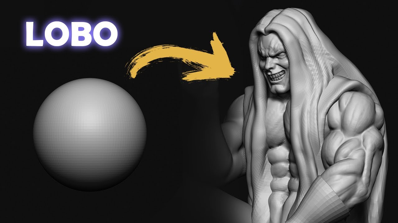 Esculpiendo A Lobo En Zbrush Parte 1 Timelapse Vuestros