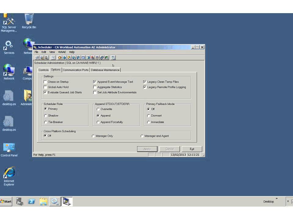 Activate Event Management In Ca Workload Automation Ae Autosys Youtube