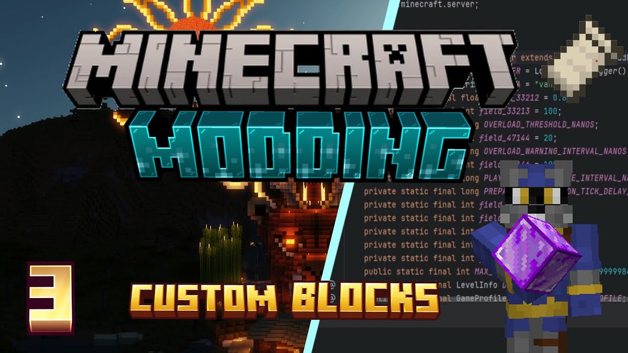 Adding Custom Blocks With Fabric Modding Minecraft 1 21 Tutorial
