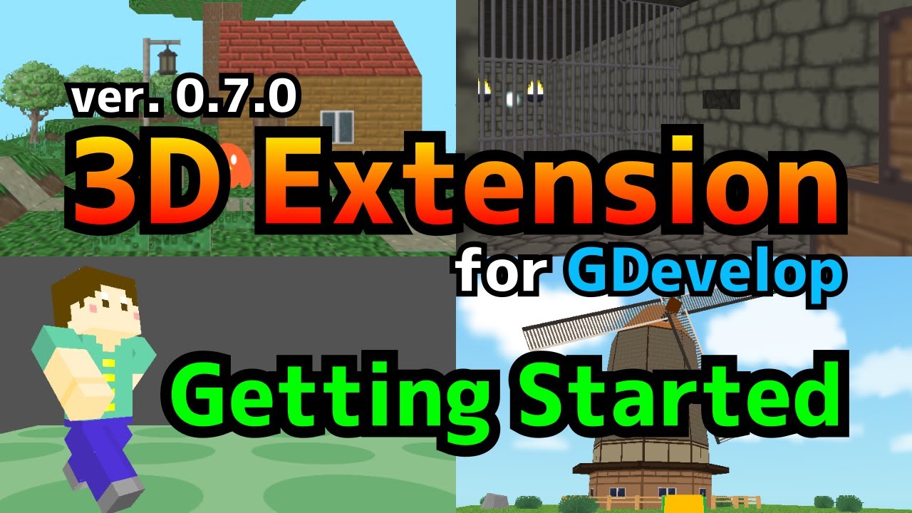 Getting Started With 3d Extension Using Behaviors For Gdevelop