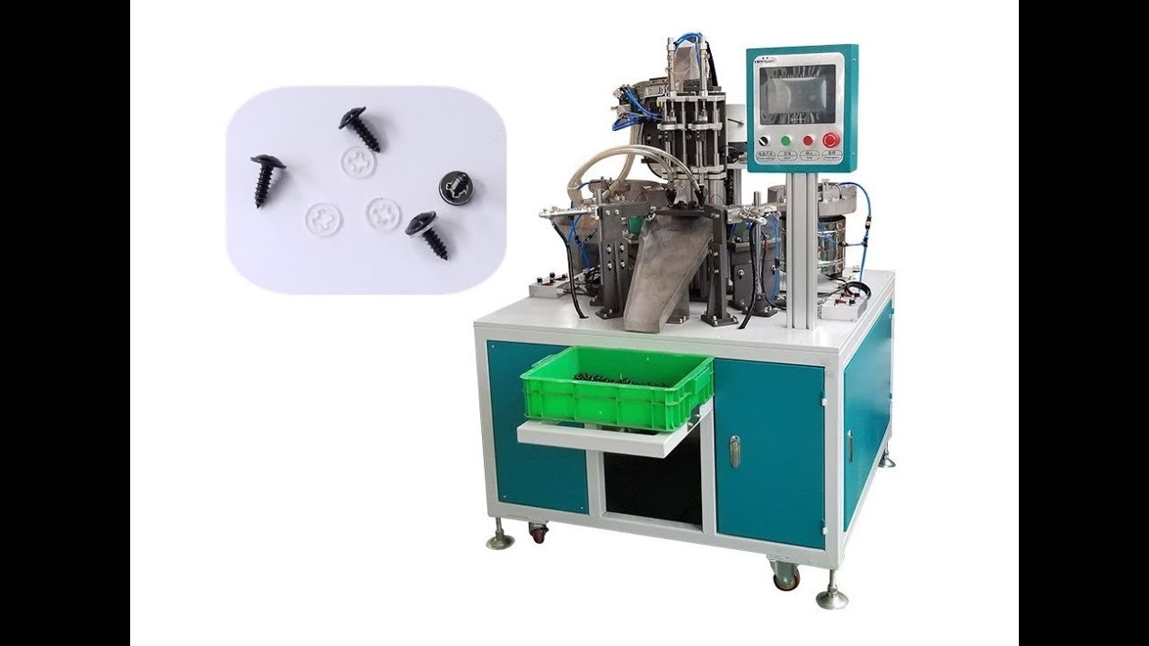 Automatic Screw And Washer Assembly Machine Nut And Washer Assembly