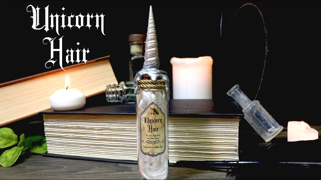 Unicorn Hair Harry Potter Potion Ingredients Diy Potion Bottle