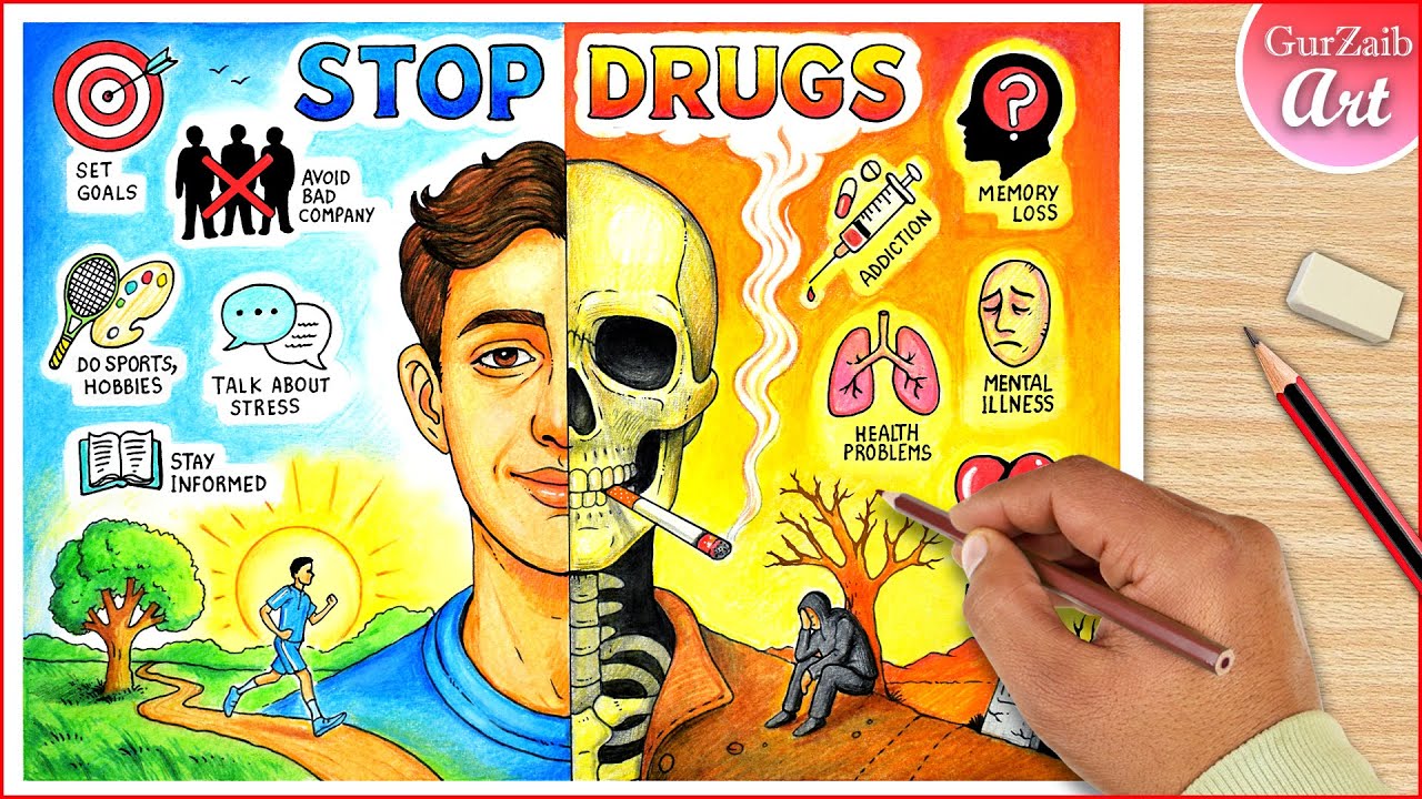 Say No To Drugs Poster Making
