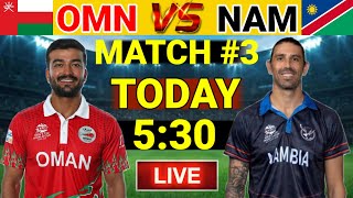 T20 World Cup 2024 3rd Match Namibia Vs Oman Match T20 World Cup 2024 ...