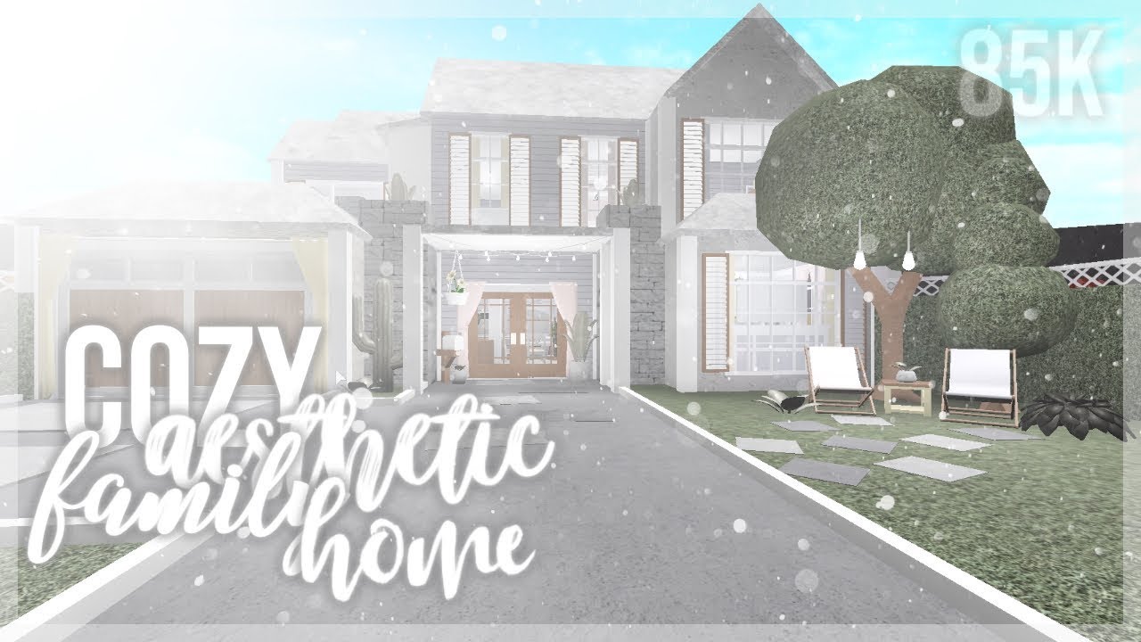 Roblox Bloxburg Aesthetic Family Home