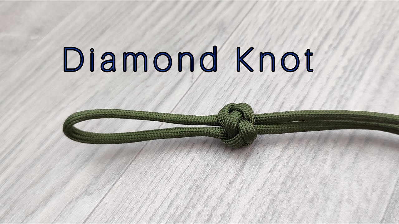 How To Tie Diamond Knot Youtube