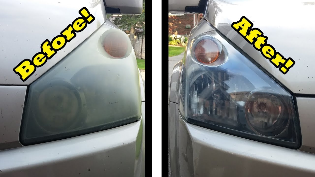 Diy Headlight Repair Restoration Youtube