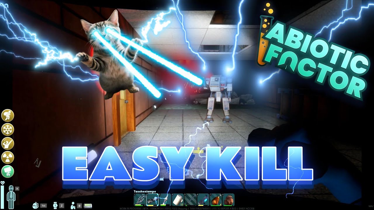 Abiotic Factor Easy Kill Security Robot Youtube
