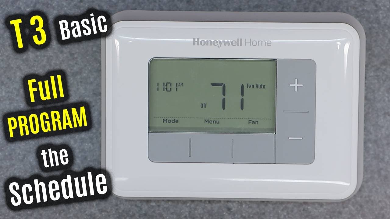 Honeywell Thermostat Program Focuspro P200 S200 Series Thermostats