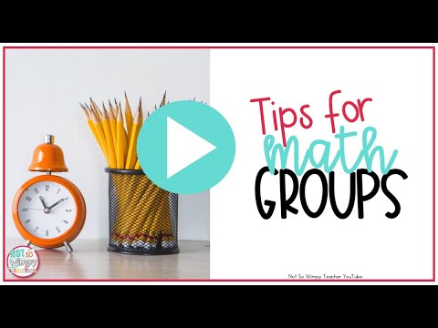 Small Group Math Lesson Youtube
