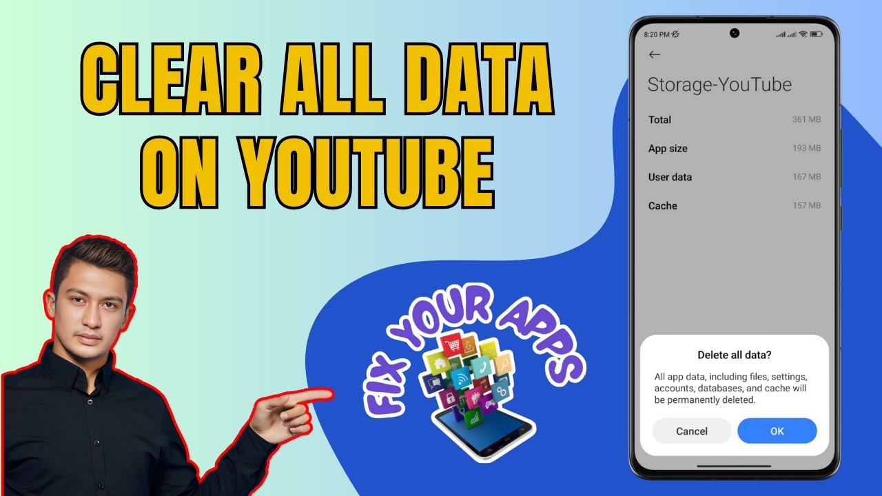 How To Clear All Data On Youtube Youtube