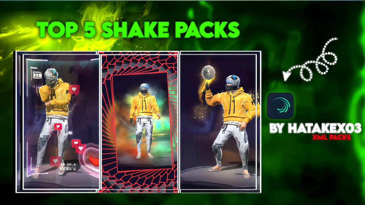 Top 5 Shakes Xml Preset S Freefire New Shakes Pack Top5 Best Shakes