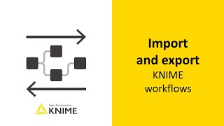 How To Import And Export Knime Workflows Knimetv Mp3 Music & Mp4 video ...